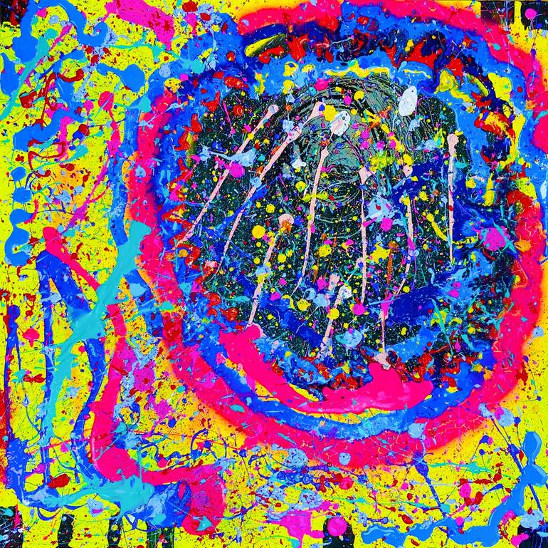 Nebulosa 2 Painting by Hakai Sanchez | Saatchi Art