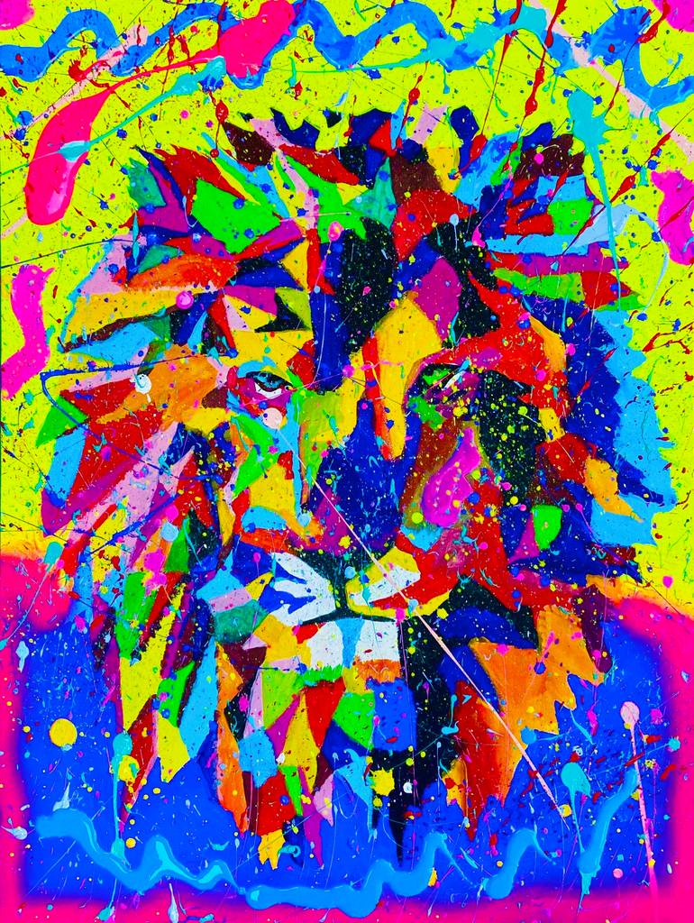 Leon Painting by Hakai Sanchez | Saatchi Art