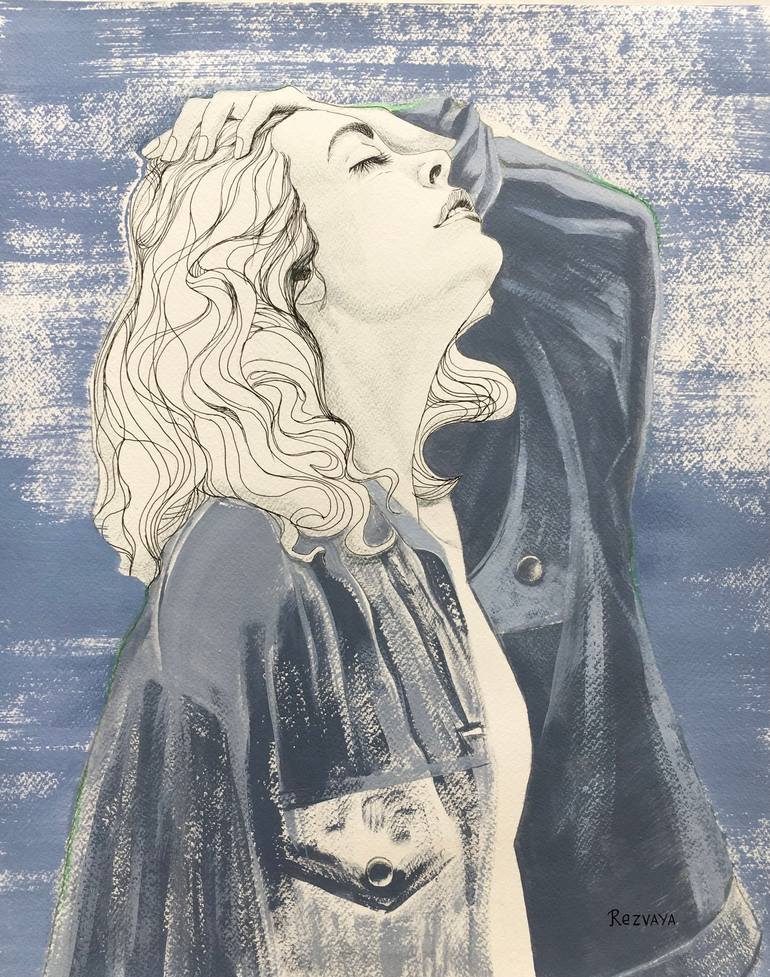 The wind of change Drawing by Svetlana Rezvaya | Saatchi Art