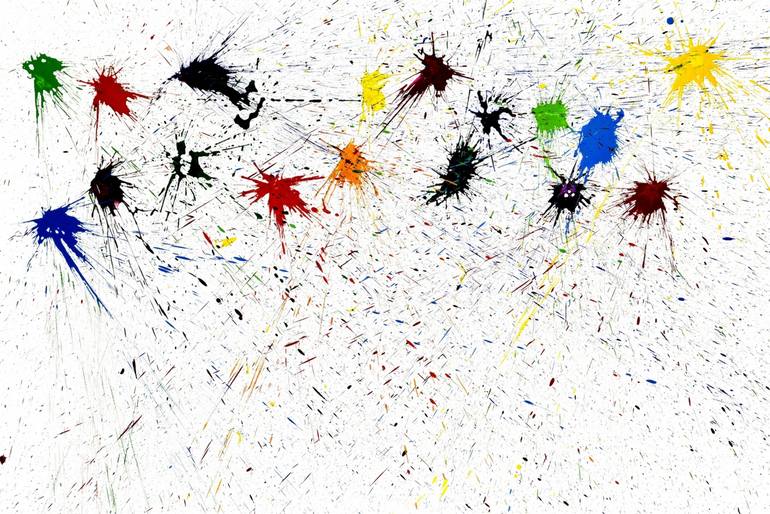 Dynamic Art 1 Painting by Nabil Al-Zein | Saatchi Art