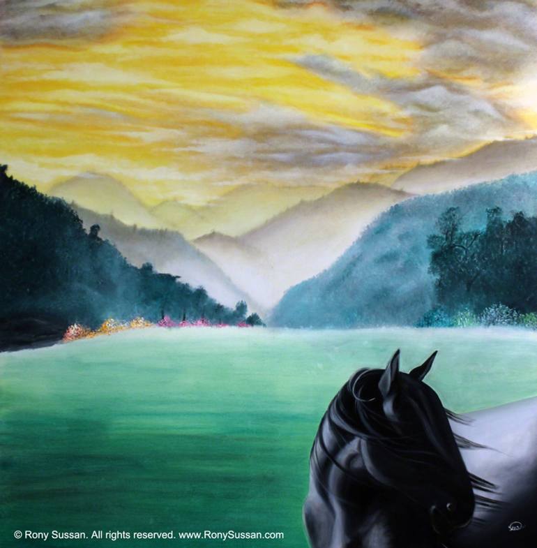 Strength Painting by Rony Sussan | Saatchi Art