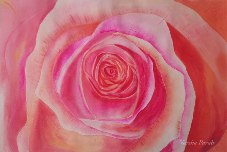 Rose Painting by Varsha Parab | Saatchi Art