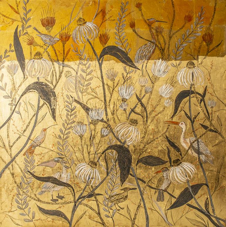 THE GARDEN Painting by Sigrid Thaler | Saatchi Art