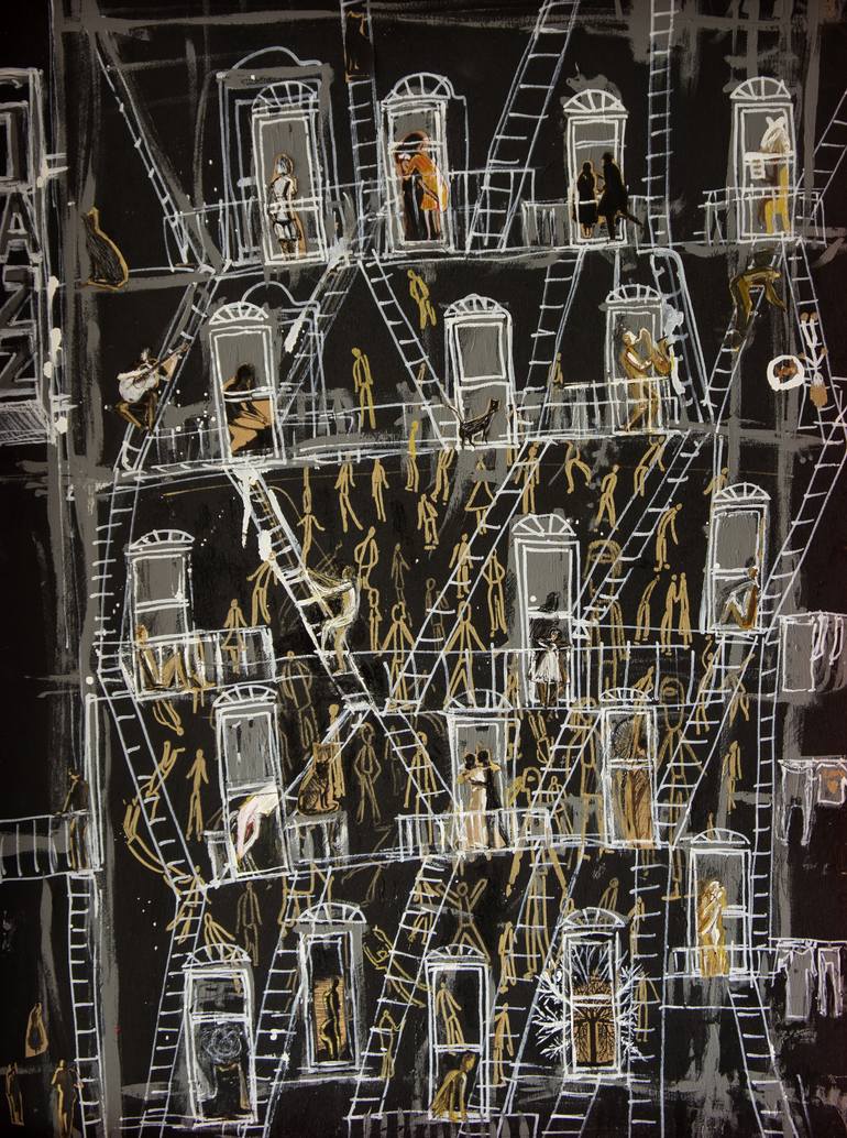 NEW YORK Painting by Sigrid Thaler | Saatchi Art