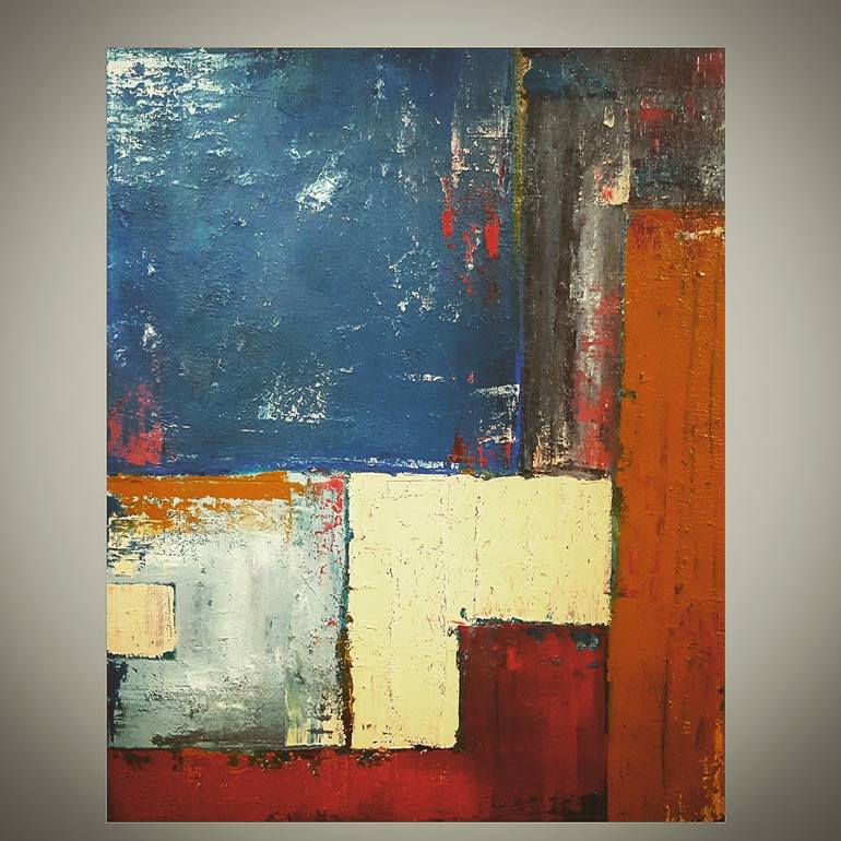Cube palette 2 Painting by Jeremy Rose | Saatchi Art