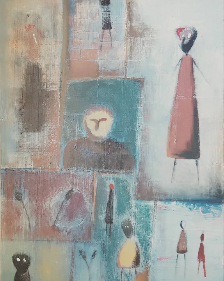 Red dress Painting by Jeremy Rose | Saatchi Art