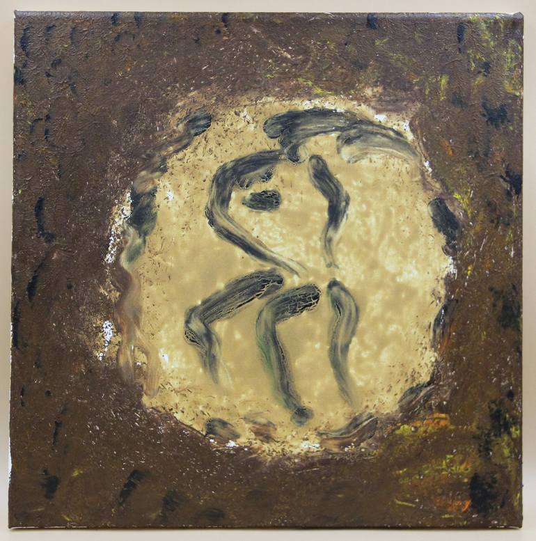 The rabbit hole Painting by Oronzo Toro | Saatchi Art