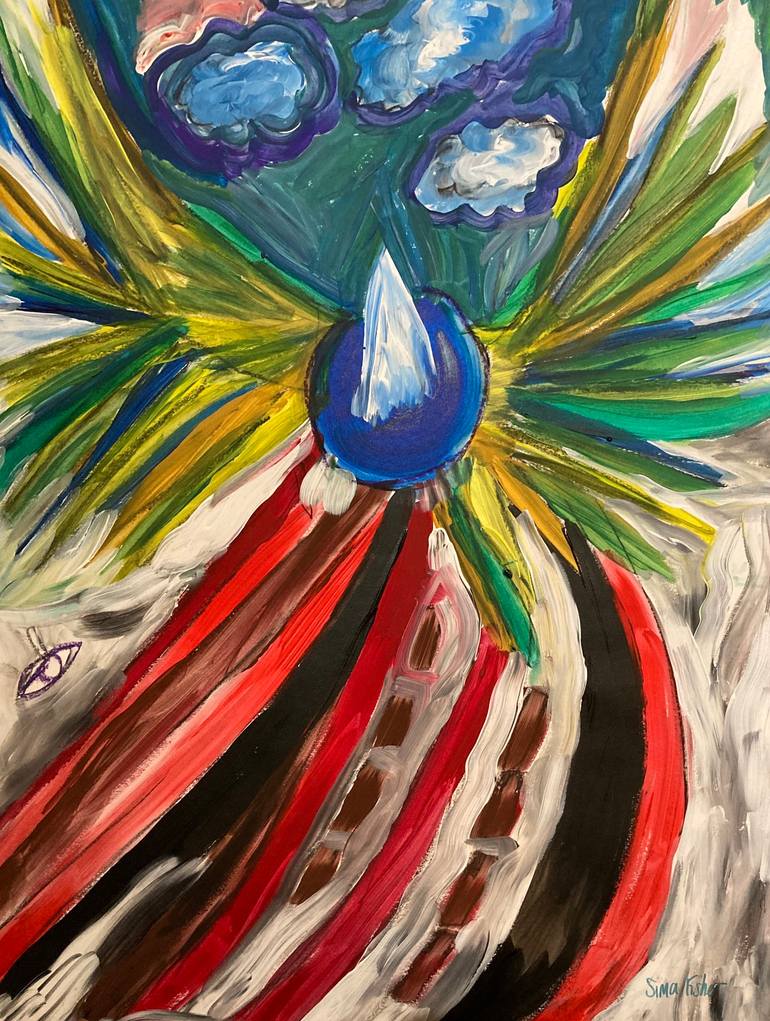 Cirque Inspiration Painting by Sima Fisher | Saatchi Art