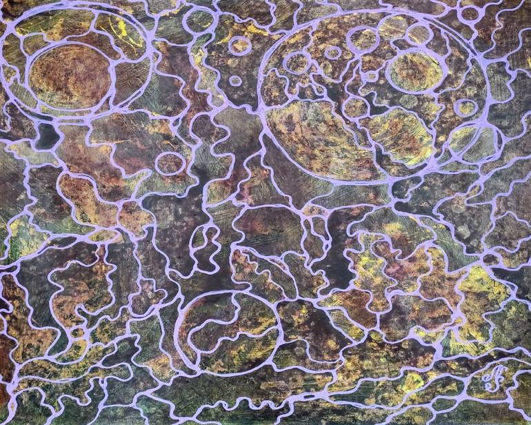 Labyrinths of the soul. Artwork N12 Painting by Natasha Shoebel ...