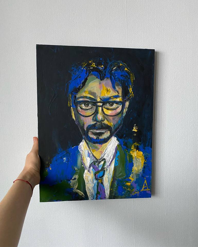 Mr.Professor Painting by Alena Panchuk | Saatchi Art