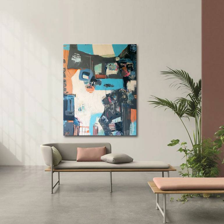 Rise above thoughts Painting by Iulia Paun | Saatchi Art