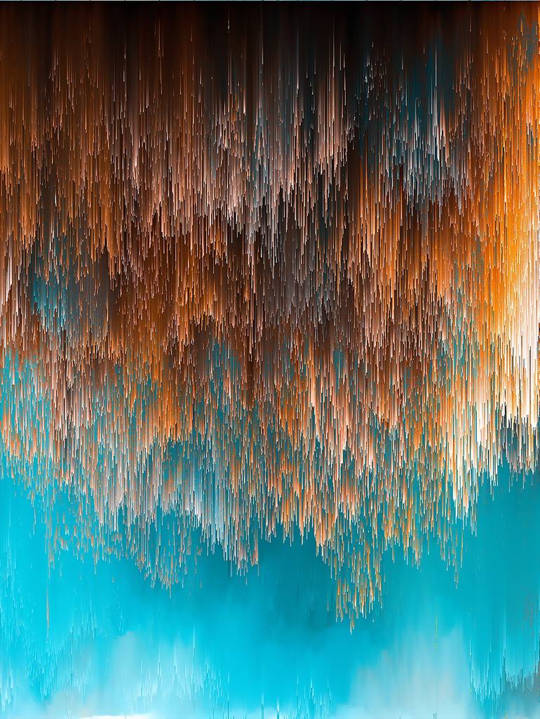 Coral Reef - Digital Pixel Art Painting by K M | Saatchi Art