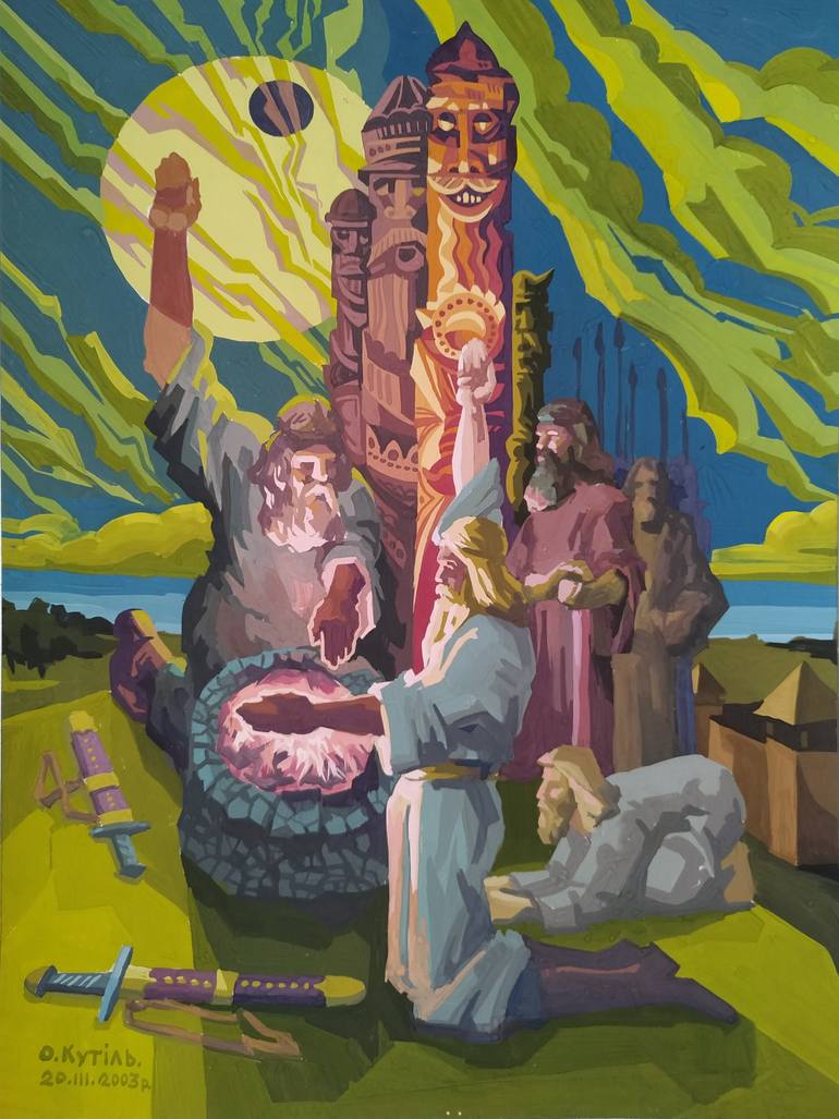 oath Painting by oleksandr kutil | Saatchi Art