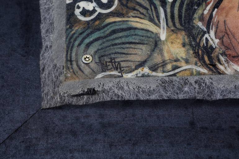 House party number 1, number 2 & number 3. (Tryptic) Collage by Thierry ...