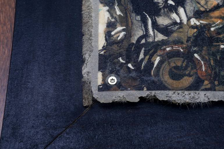 House party number 1, number 2 & number 3. (Tryptic) Collage by Thierry ...