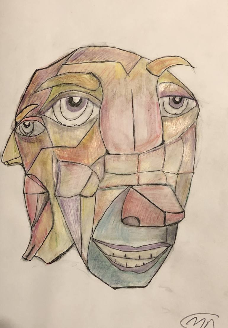 Nightmare Faces Five Drawing by Max Dorfman | Saatchi Art