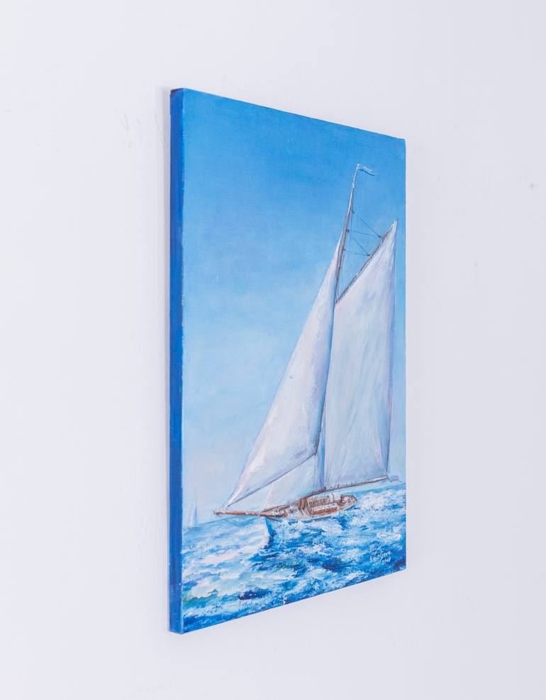 Fair wind Painting by Galina Vasiljeva | Saatchi Art