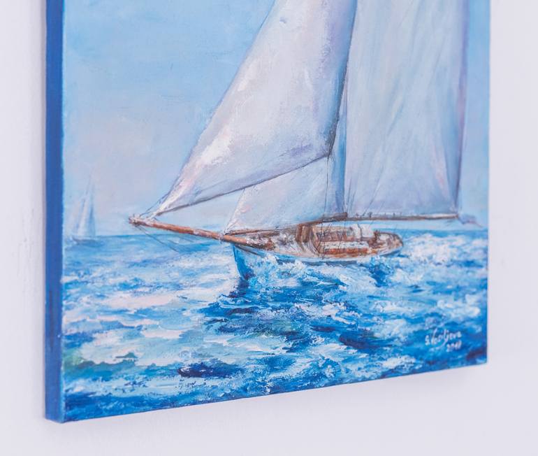 Fair wind Painting by Galina Vasiljeva | Saatchi Art