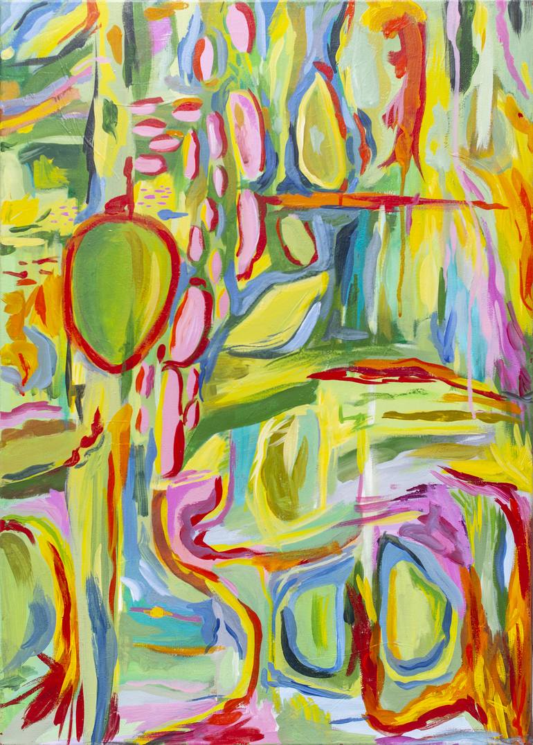 Benzodiazepine Universe I Painting by Luciana Guerra | Saatchi Art