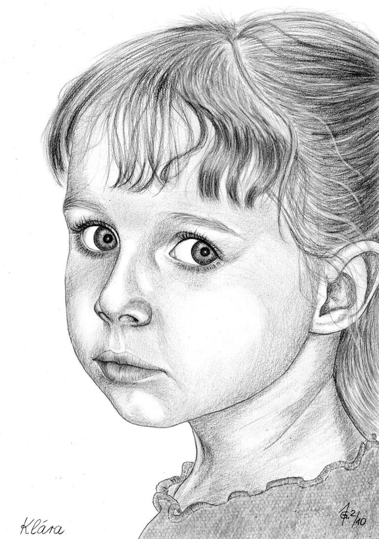 KLARA Drawing by Andreas Grunert | Saatchi Art