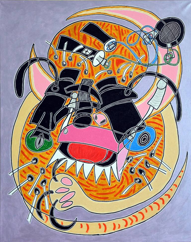 Deaf Cat Painting by Dirk Groves | Saatchi Art