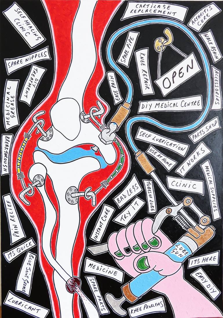 Self Joint Lubrication Painting by Dirk Groves | Saatchi Art