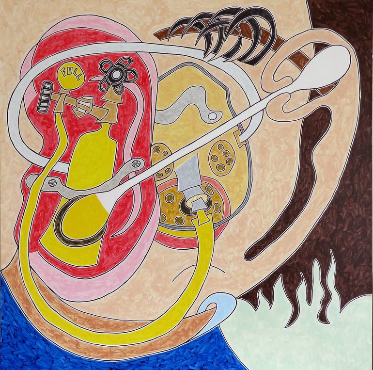 Inhaling Sunshine Painting by Dirk Groves | Saatchi Art