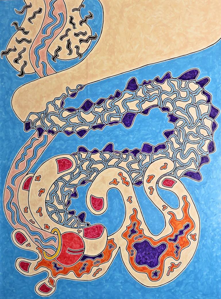 Veins Painting by Dirk Groves | Saatchi Art United Kingdom