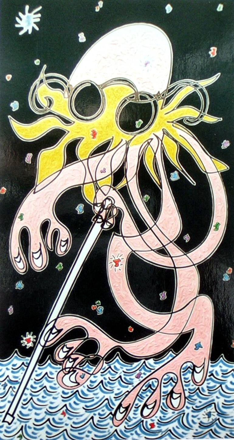 Sunblind Walking on Water Painting by Dirk Groves | Saatchi Art