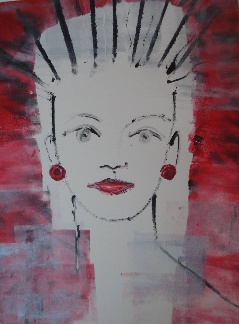 Girl Printmaking by MariaMarta Guzzetti | Saatchi Art