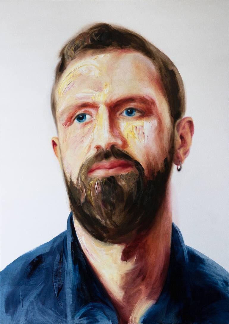 Björn Painting by Miguel Martínez | Saatchi Art
