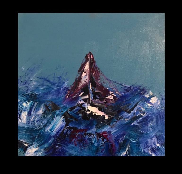 Wave Hopping Painting by Mandie Shenton Simpson | Saatchi Art