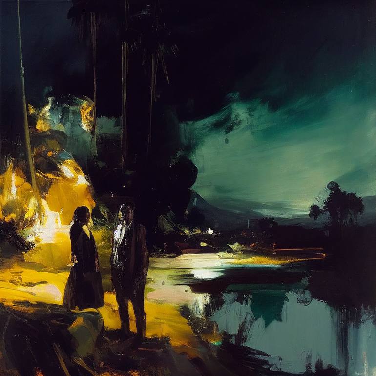 Hello Painting by Jonathan Menashy | Saatchi Art