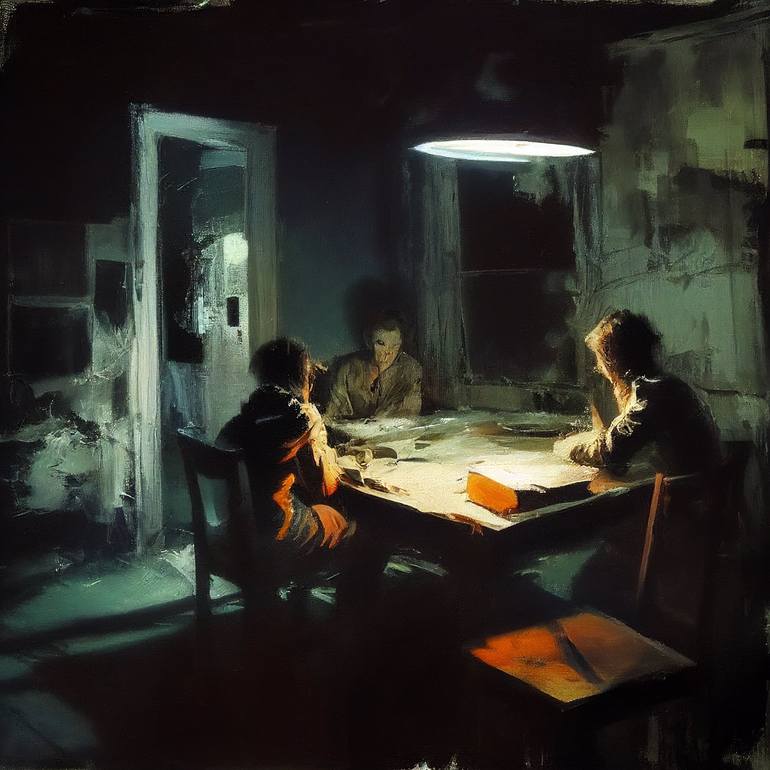 Decision Painting by Jonathan Menashy | Saatchi Art