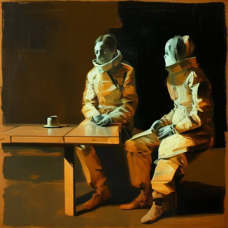 Uncanny Painting by Jonathan Menashy | Saatchi Art