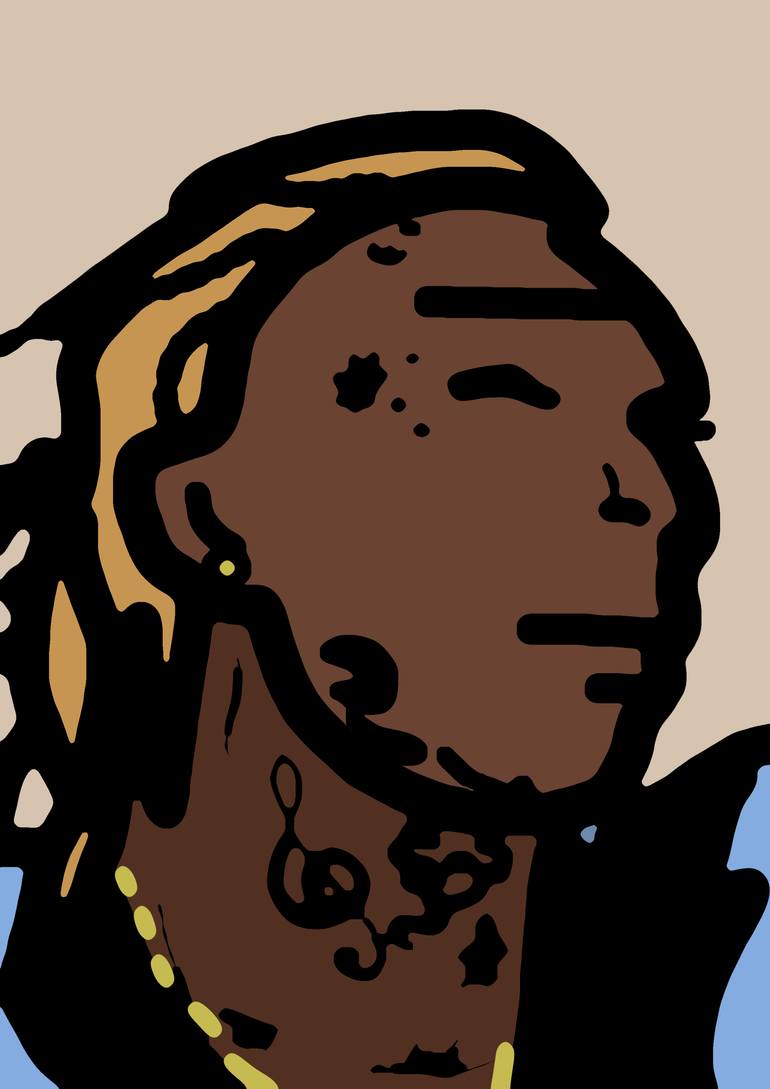 Rap Star (WIZ) Painting by Jonathan Menashy | Saatchi Art