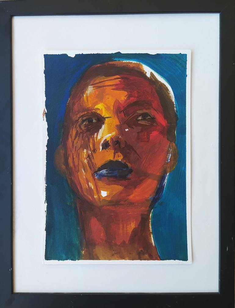 Punk Woman Painting by Andre Caligari | Saatchi Art