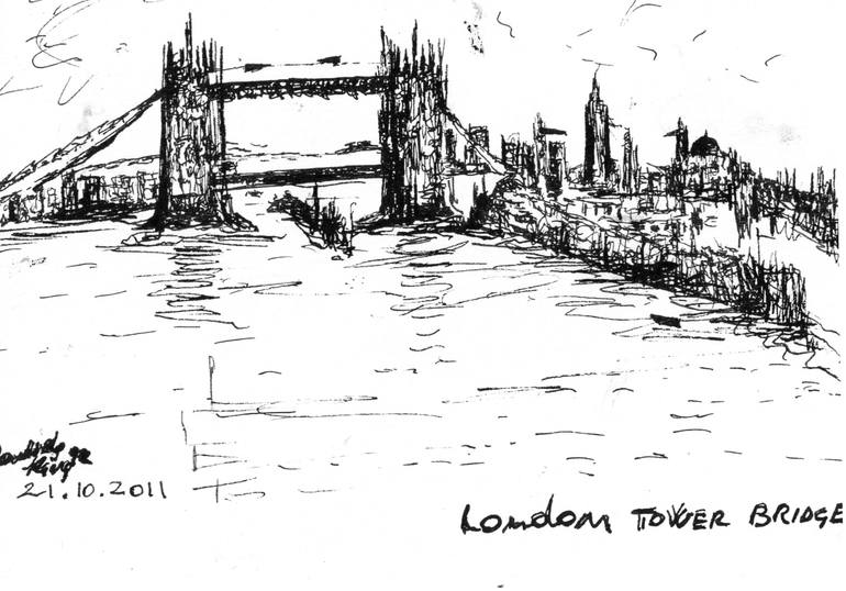 London Fun Drawing by Candida Riva | Saatchi Art