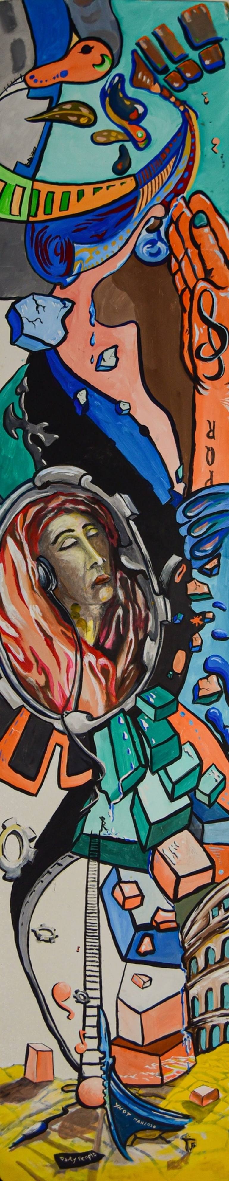 Corpus Callosum Painting by Tonino YnOT Salvini | Saatchi Art