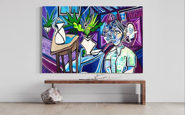 The Living Room Painting by Ryan Martin | Saatchi Art