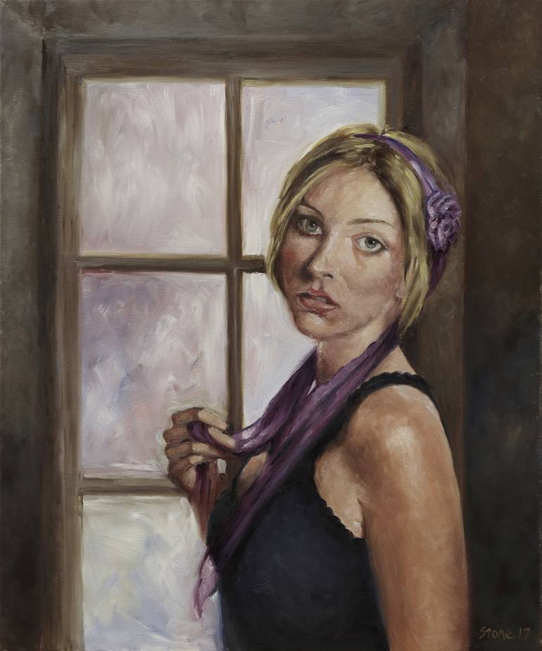 Introspection. Painting by Peter Stone | Saatchi Art