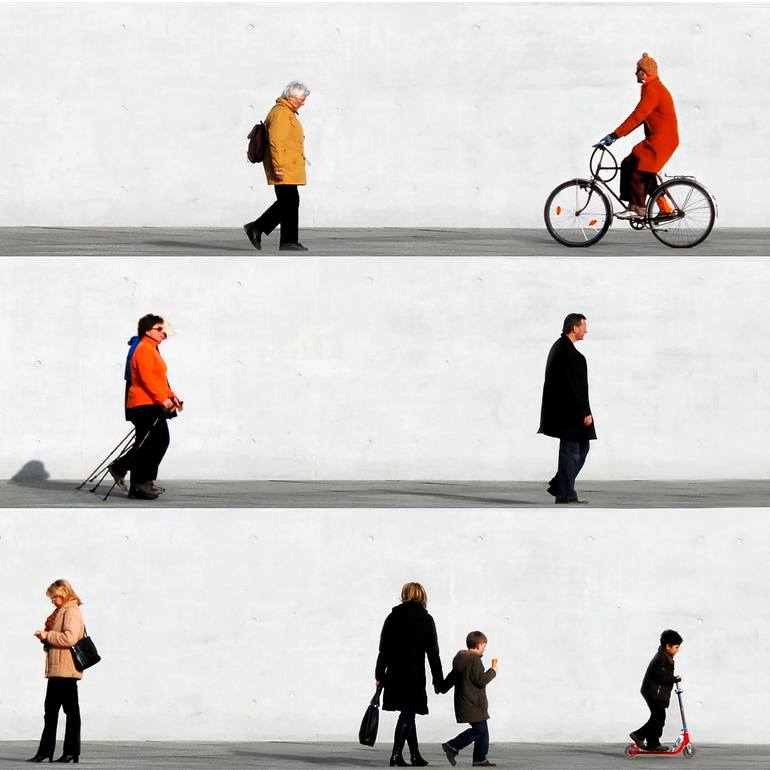 Wall People Detail no 6 Orig. photo print on aludibond ( 3 SOLD ...