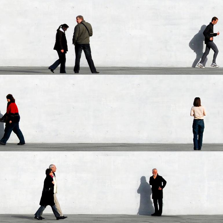 Wall People Detail no 6 Orig. photo print on aludibond ( 3 SOLD ...