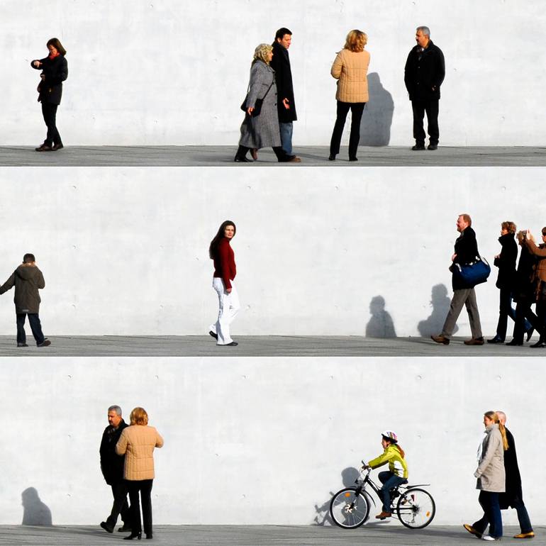 Wall People no. 28 | Orig. Photo Under 4 mm Acrylic Glass Photography ...