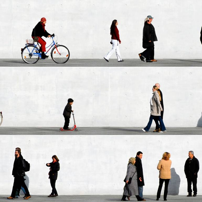 Wall People no. 28 | Orig. Photo Under 4 mm Acrylic Glass Photography ...