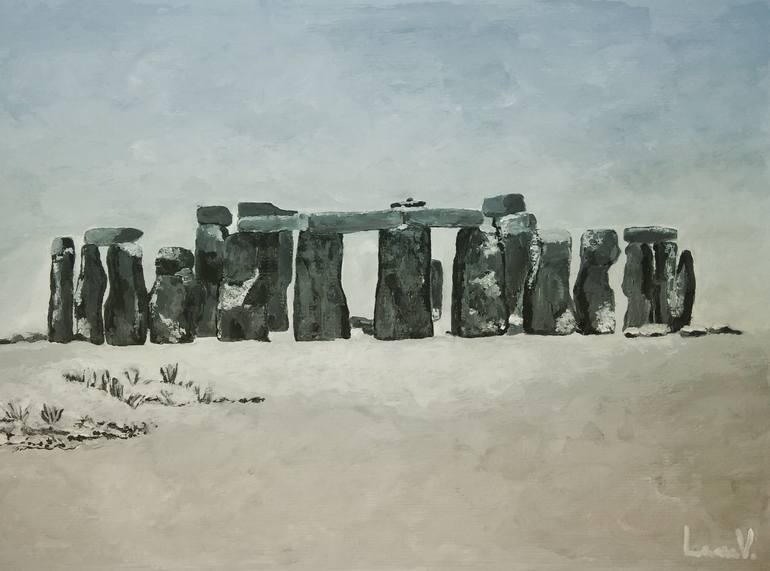 Stonehenge (Filtered version) (Limited edition of 2 prints) Painting by ...