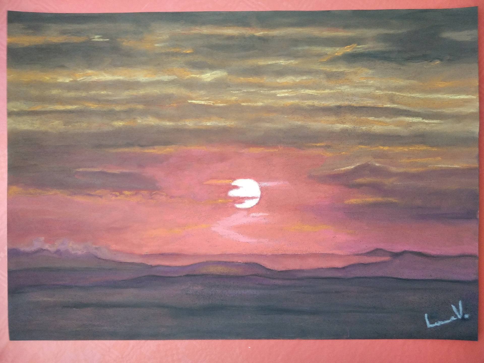 Sunset Drawing