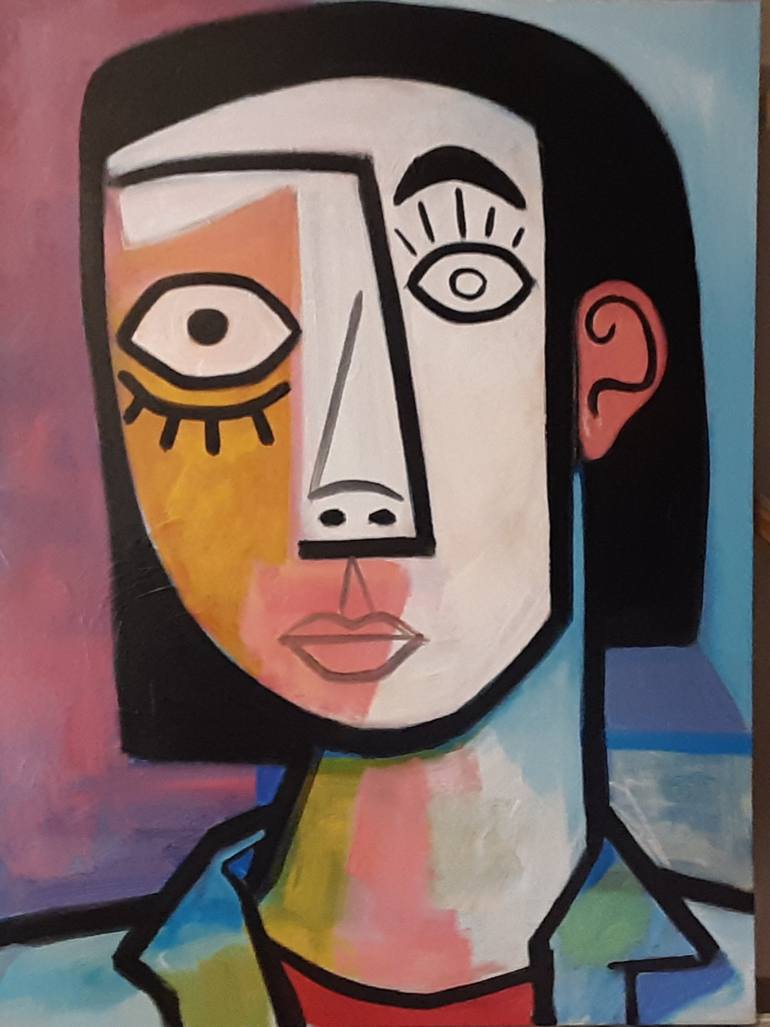 A Face in TIme Painting by Eric Skaggs | Saatchi Art