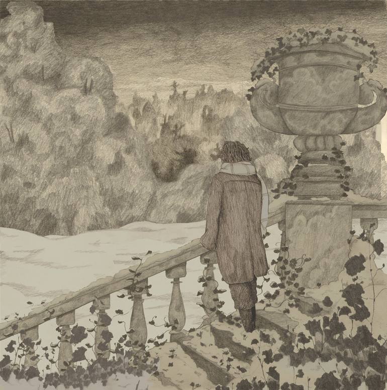 Lost Navigator Drawing by Hannah Megee | Saatchi Art