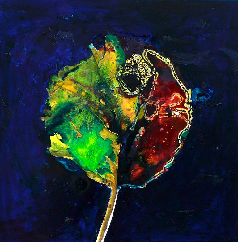 Found Map 36 Leaf Series Breach Painting by Catherine Rive | Saatchi Art